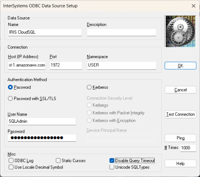 Cómo extraer datos desde InterSystems IRIS CloudSQL usando xDBC